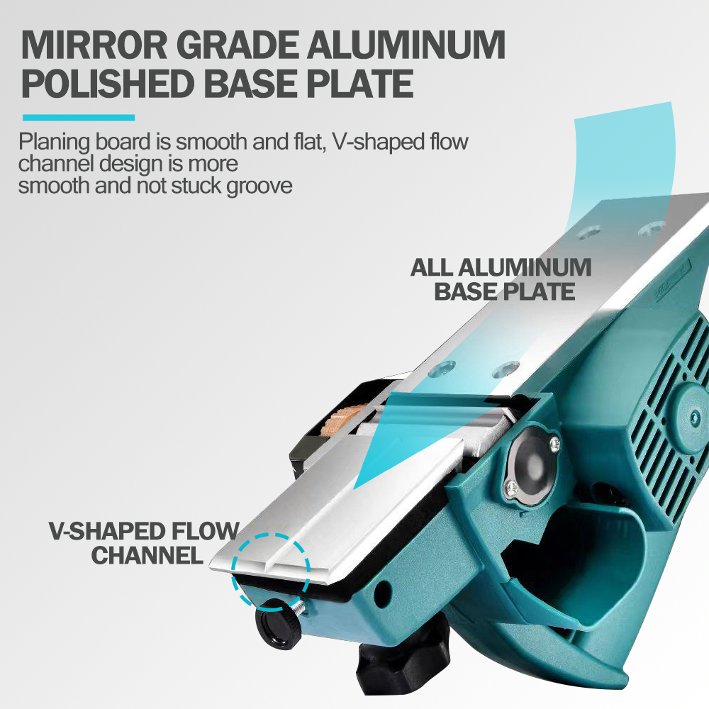 900W Power Planer Tool Electric Wood Planer Power Tool with Case ...