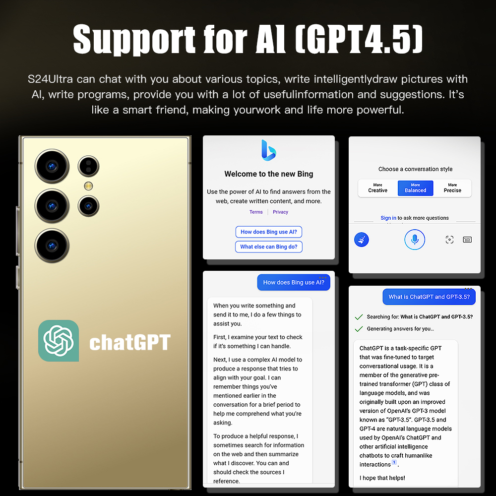 SAMSUNG Galaxy S24 Ultra cellphone 5G [16GB+512GB] Dual SIM Android 12. ...