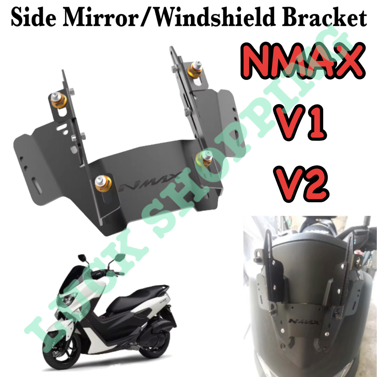 Yamaha NMAX 2020 V1 V2 Motorcycle Adjustable Bracket Side Mirror ...