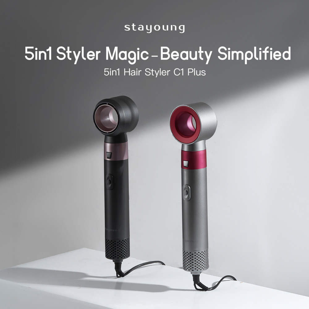 【5in1 Plus】STAYOUNG 2025 5in1 Hair Styler C1 Plus, Upgrade 5 IN 1 ...