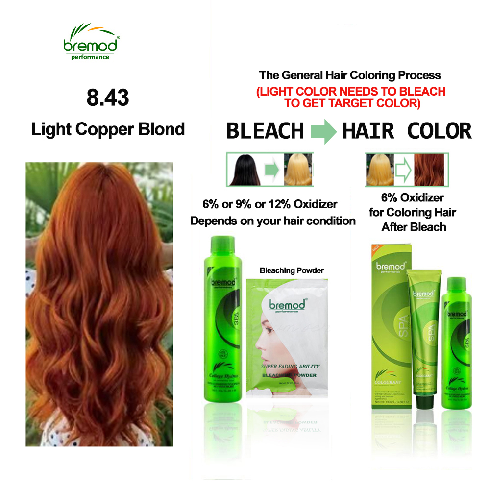 Bremod Hair Color Burgundy Light Copper Blonde Red Purple Mahogany Pink ...