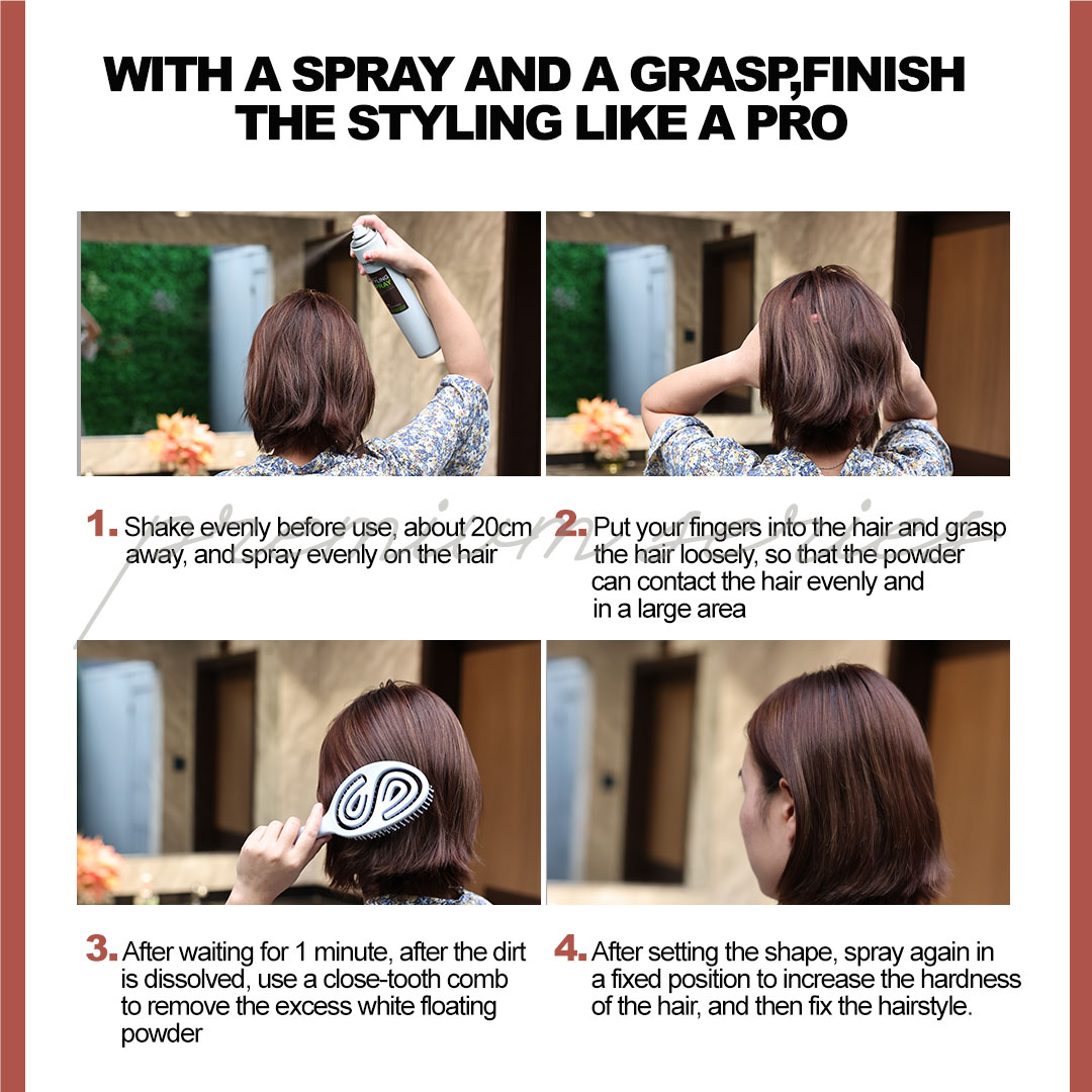 Bremod Hair Spraynet Strong Hold for Curly Perm Hair 325ml Long Lasting ...