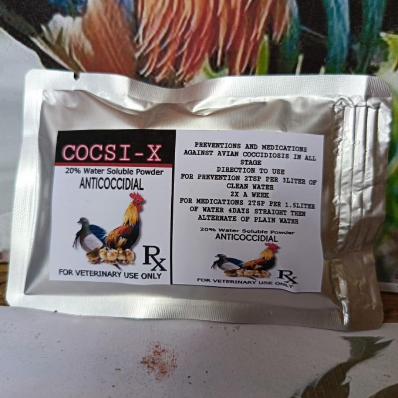 Cocsi X Anti coccidiosis powder for gamefowl chicks chicken | Shopee ...