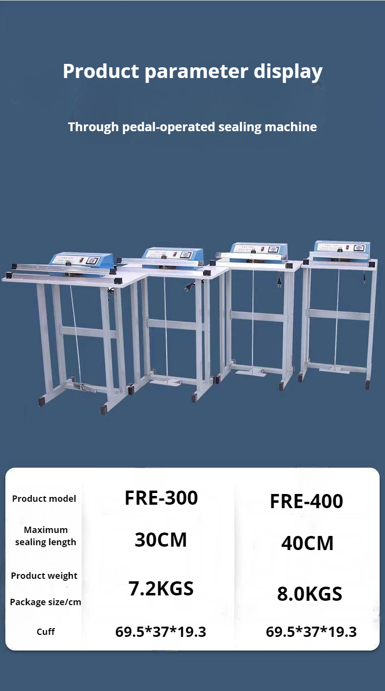 FD Sealer Fre-300/400 foot operated sealing machine Foot Pass-through ...