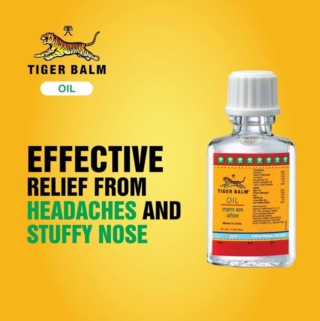 Tiger Balm Oil 🇦🇪 Pain Relief Oil | Shopee Philippines