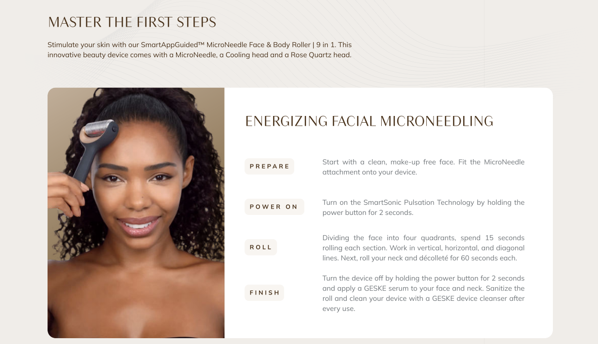 Geske MicroNeedle Face & Body Roller | 9 in 1 | Shopee Philippines