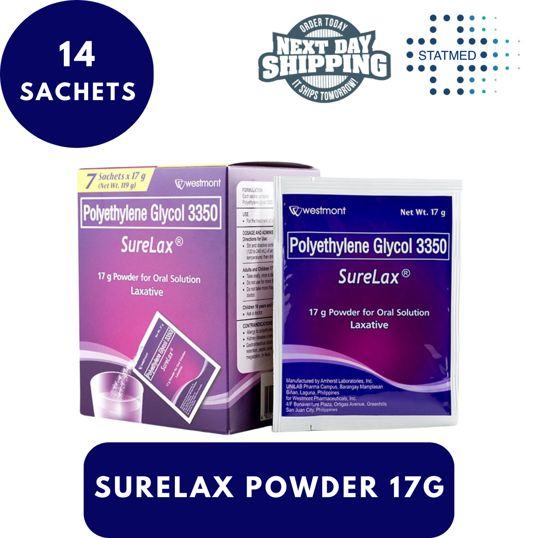 Surelax 17g Powder for Oral Solution Laxative | Shopee Philippines