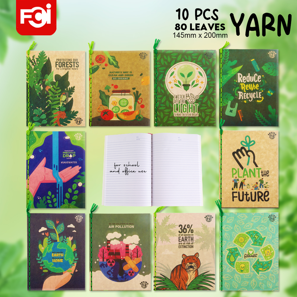 FCI Kawaii YARN NOTEBOOK WITH YARN (YARN NBK) ASSORTED DESIGN 80's ...