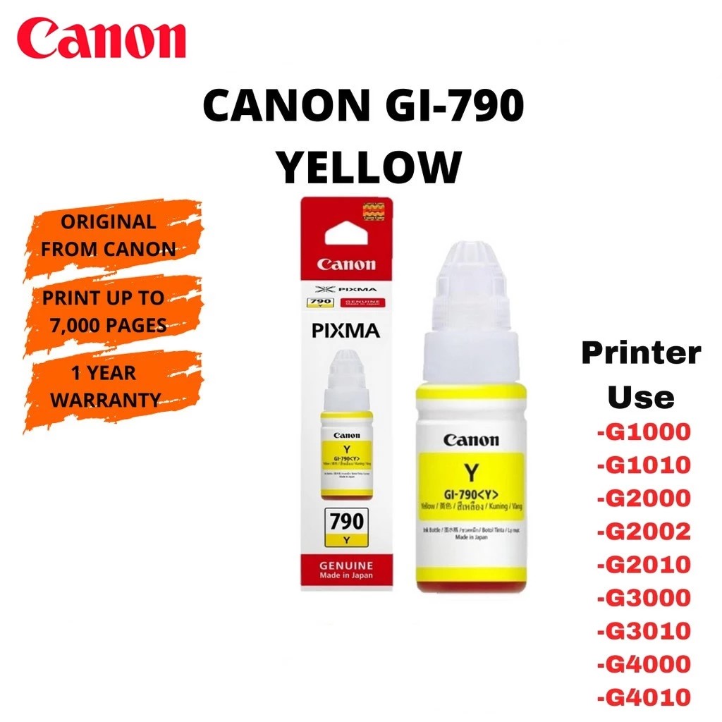 Canon Pixma Ink Refill GI-790 Refill ink 790 Ink Compatible For Canon ...