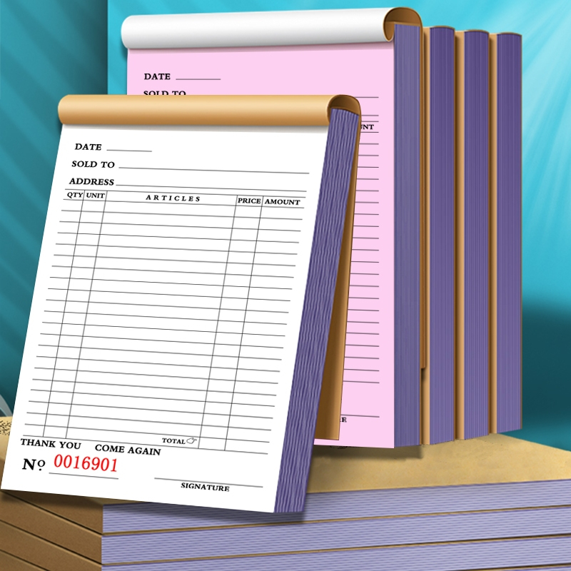 10pc Receipt Wholesale Carbonized Receipt Delivery Note Receipt Sold ...