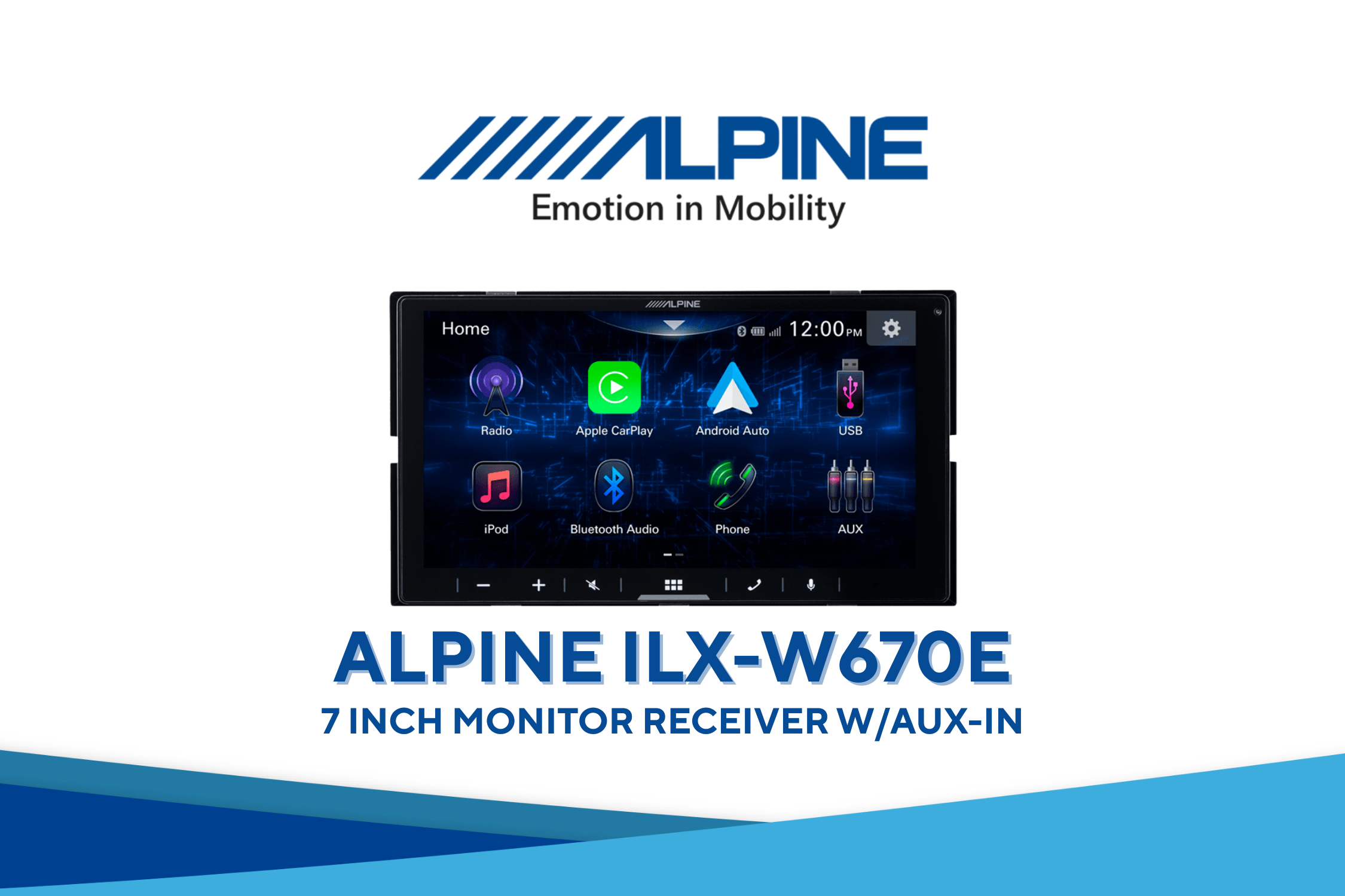 Alpine iLX-W670E 7-inch Digital Multimedia Receiver | Shopee Philippines