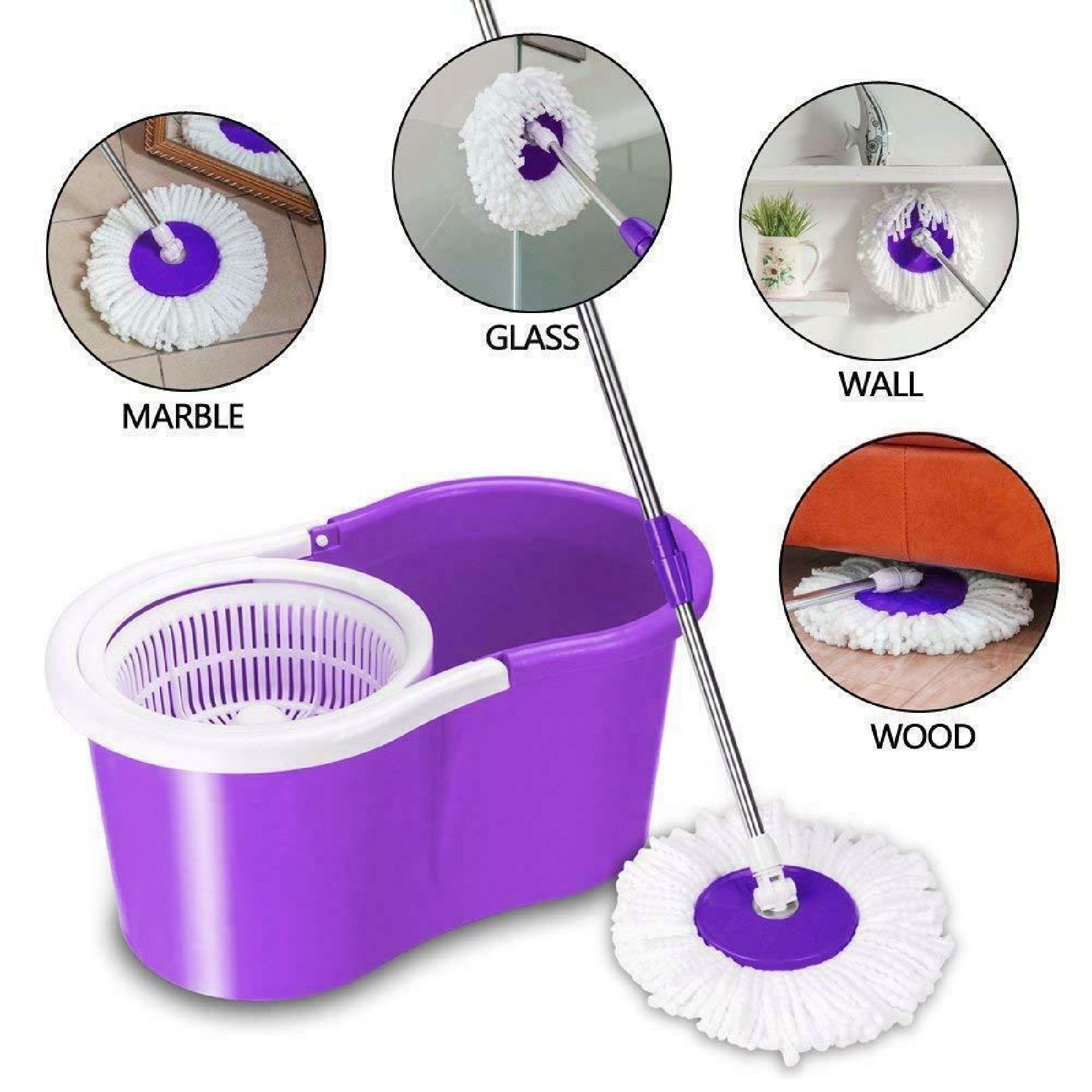 SUPERSALE 360 mop with spinner and bucket magic spin tornado mop 360 ...
