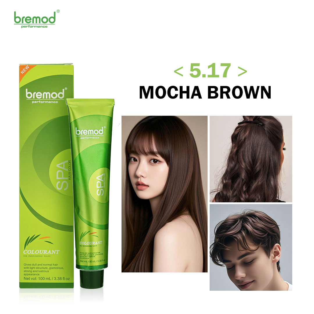 Bremod Hair Color with Oxidizing 100ml (2 in 1) Hair Dye Cream+Oxidizer ...