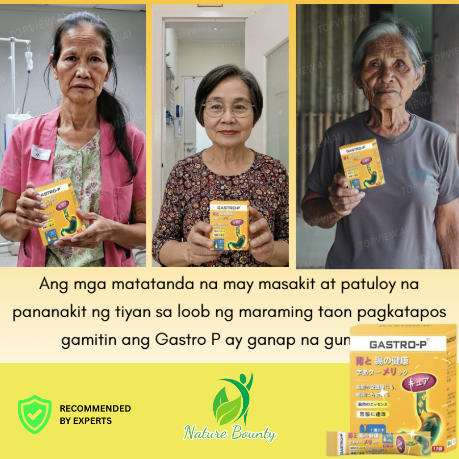 GASTRO-P Herbal Stomach Relief – Soothes Heartburn, Magbuga, and Helps ...