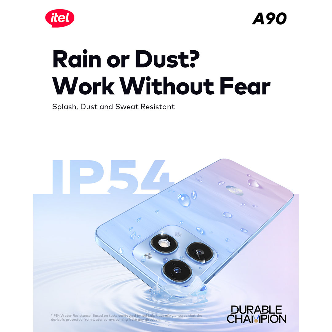 Itel A90 12GB (4+8GB Extended RAM) + 256 ROM | IP54 | 90Hz 6.6" Display | 5000mAh | 13MP Super ...