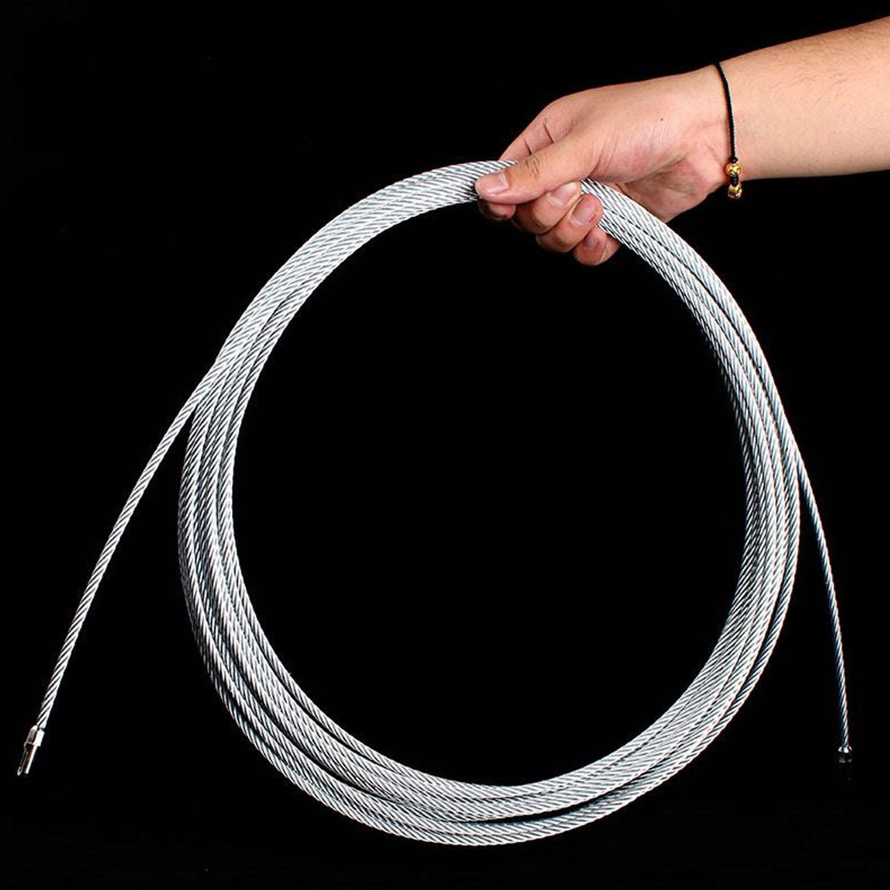10-20m Electrician Conduit Ducting Cable Puller Pushing Steel Rope Line ...