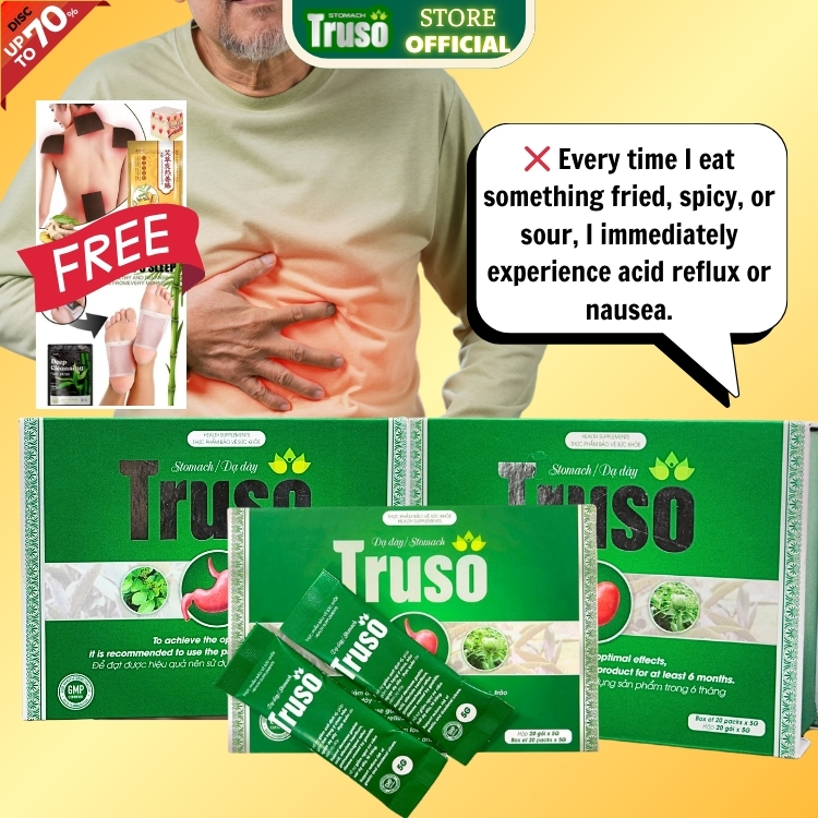 Powder Truso Stomach 20 sachet, effective for gastroesophageal reflux ...