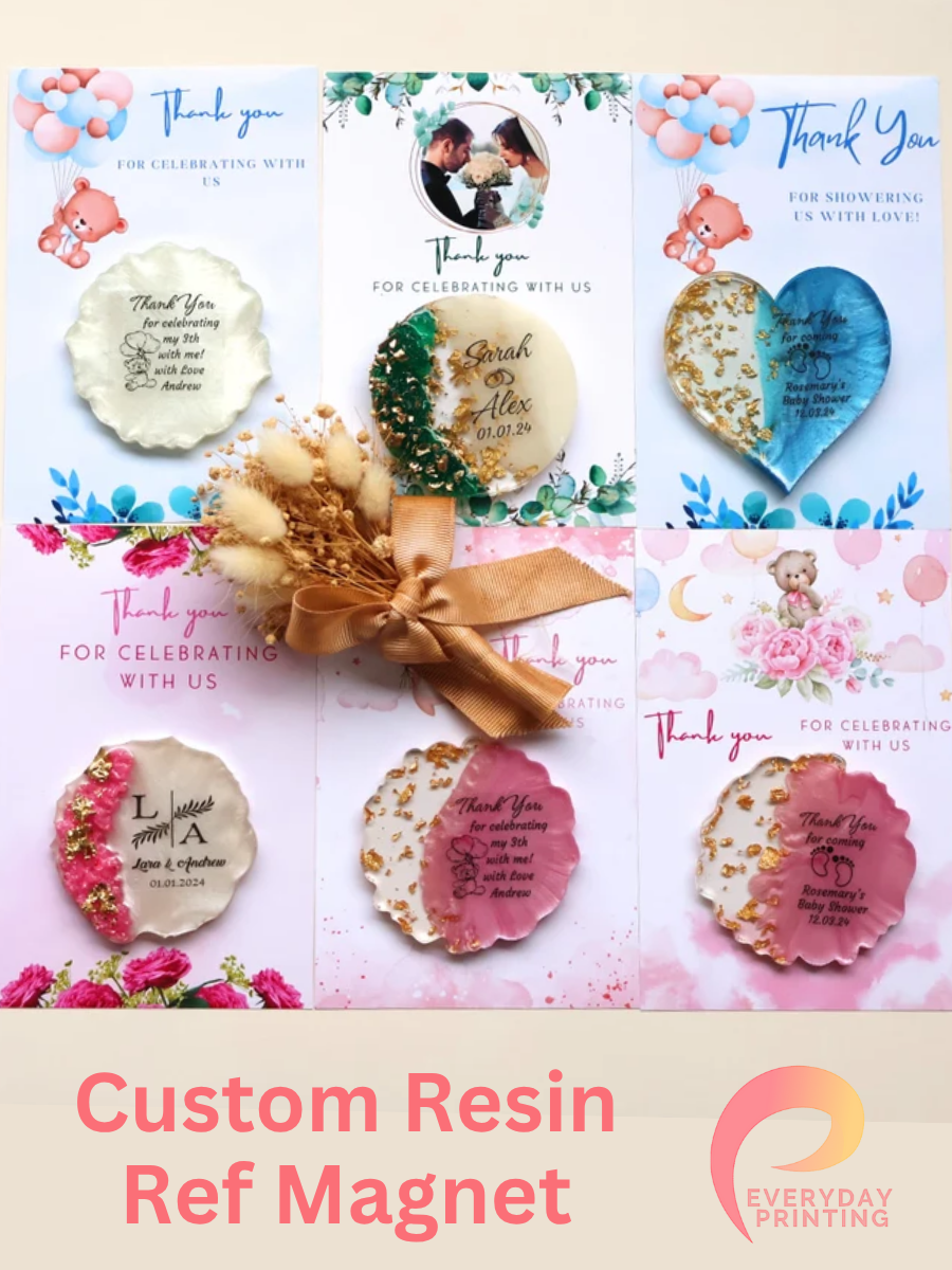 Custom Resin Ref Magnet w/ Custom Sleeves for WEDDING / DEBUT ...
