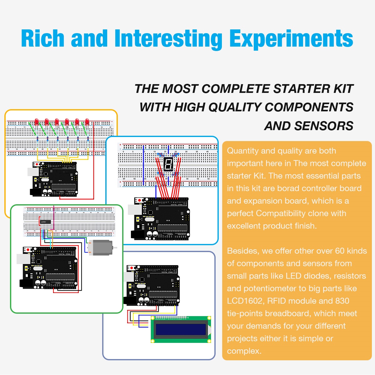 Super Starter Kit/Learning Kit For Uno R3 Projects Arduino With Tutorial | Shopee Philippines