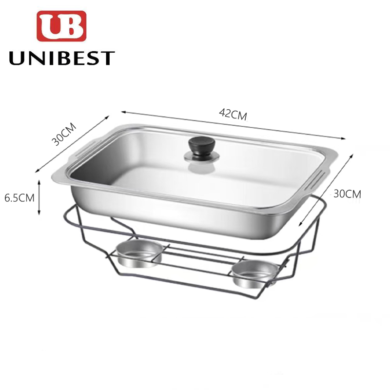 Chafing Dish Food Warmer Stainless Steel Buffet Food Tray Set with ...