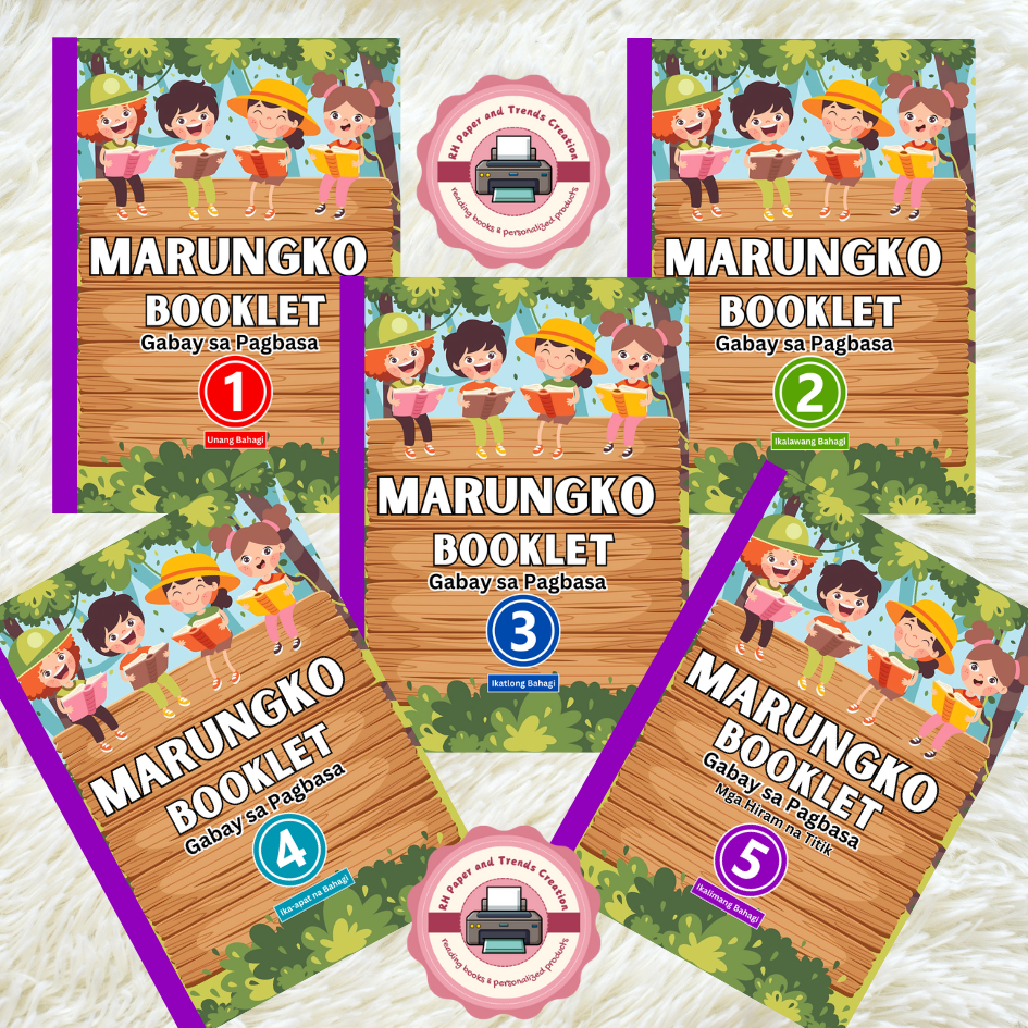Marungko Booklet 1-5 Bahagi / Marungko Approach / Unang Hakbang Sa Pagbasa / Reading Book ...
