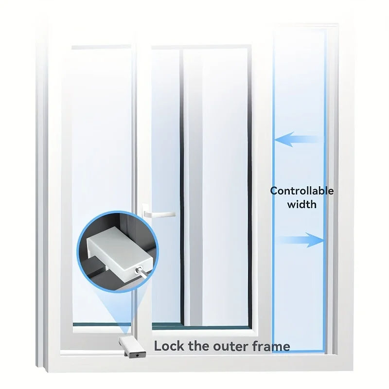 Child safety sliding screen window safety lock adjustable window lock ...