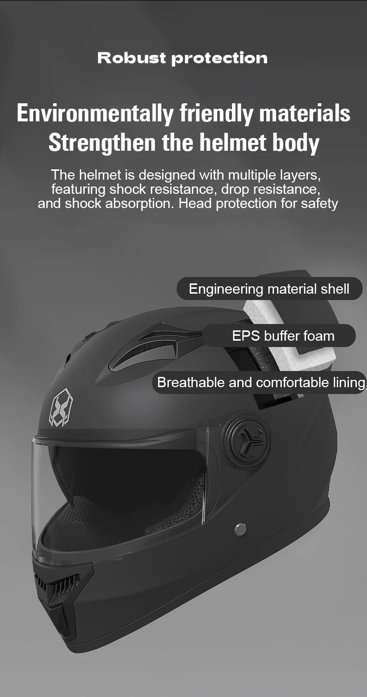 AXK 903 motorcycle full face helmet men and women full coverage anti ...