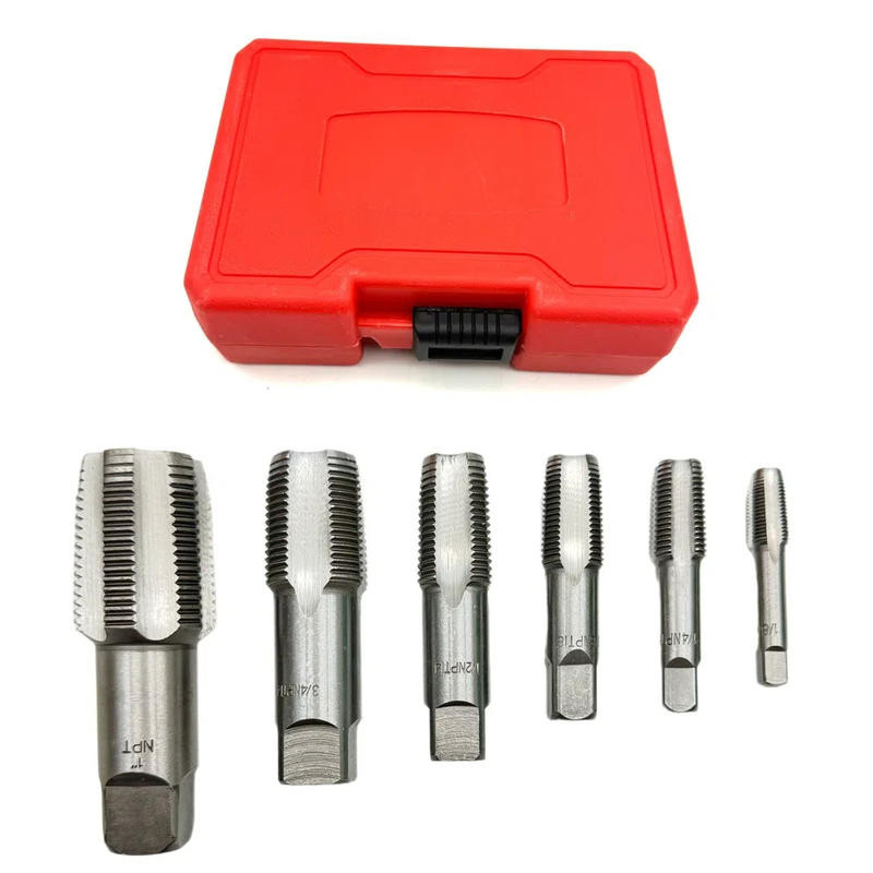 6-piece NPT tap set, pipe thread repair tap，NPT tap set pipe thread ...