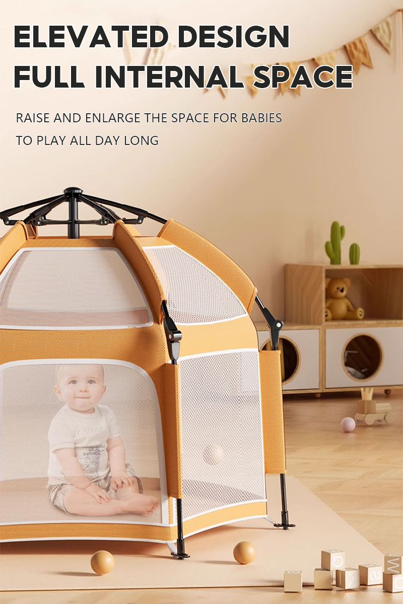 Large storable children's playpen, children's play tent, breathable ...