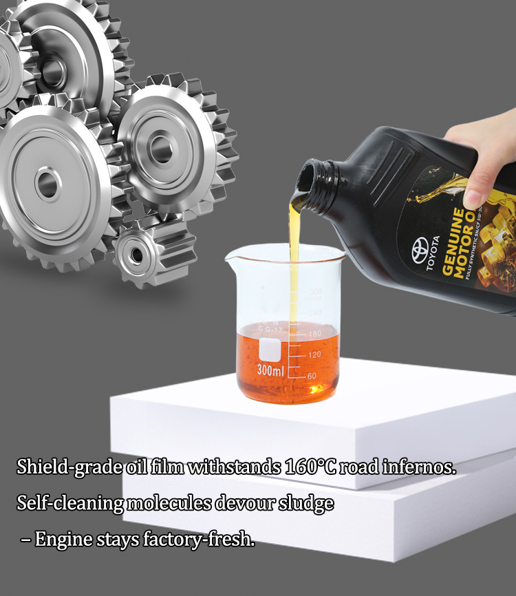 Toyota Oil Fully Synthetic SN/CF 5W-30 1Litre (BLACK) Toyota Genuine ...