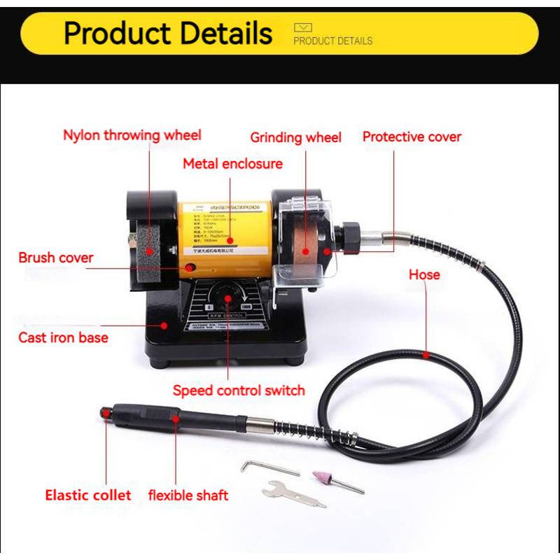 Micro electric grinder 220V polishing and engraving machine 3-inch ...