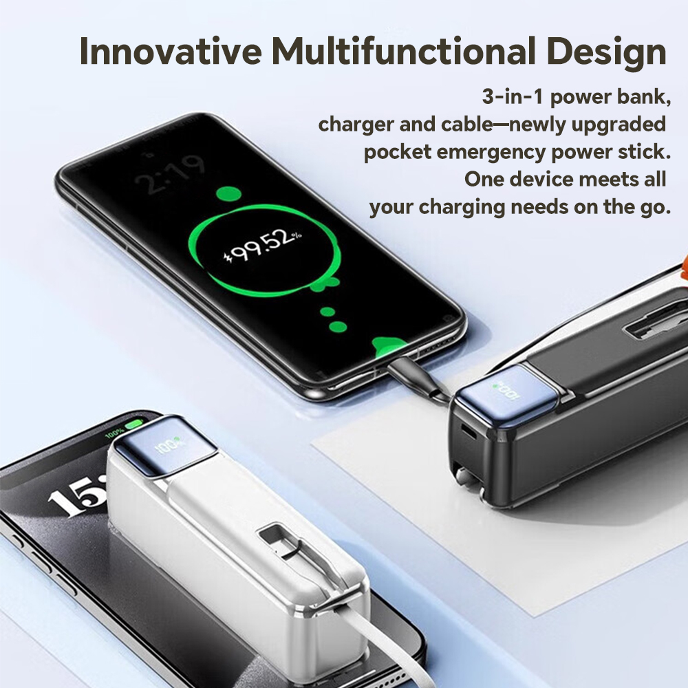 Samsung 10000mAh Mini Powerbank Portable 66W Fast Charging Small Built ...