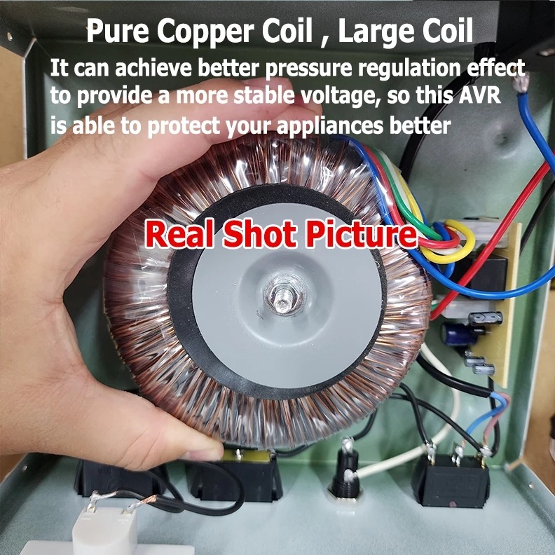 AVR Automatic Voltage Regulator500/1500/2000VA Dual Voltage Support 110 ...