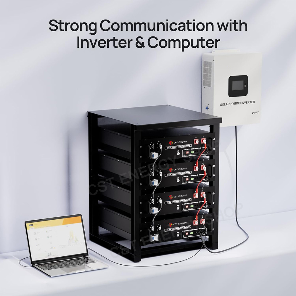 CST ENERGY Battery 48v 100ah Lifepo4 Battery 5.12kWh Lithium Battery ...