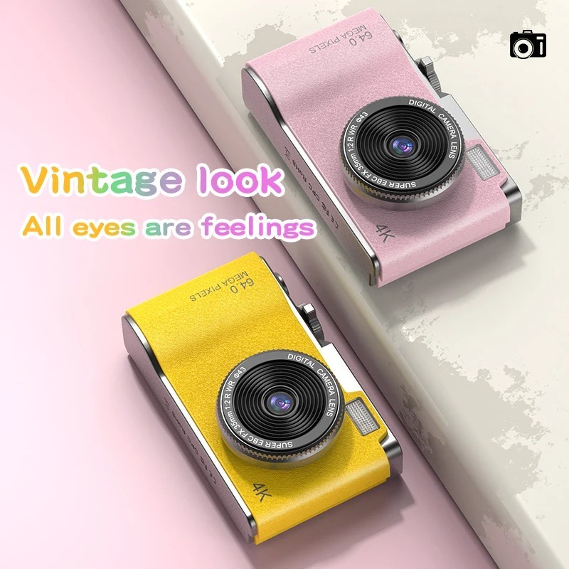 4K Digital Camera Dual Camera Flash 50 Million HD Pixel Retro CCD ...