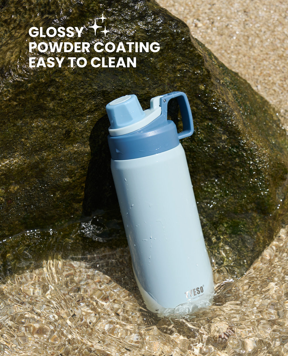 Tyeso Vacuum Insulated Tumbler Sports Thermos Bottle Keep Cold And Hot 600ML 750ML 900ML ...