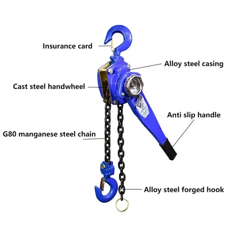 (ON HAND)1T Manual Lifting Chain Lever Block Chain Hoist Lever Block ...
