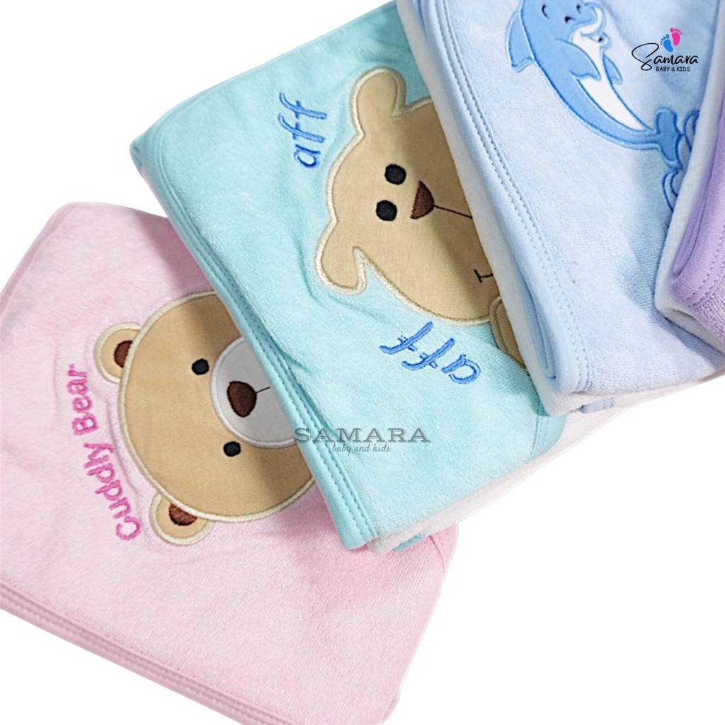 Samara Baby Hooded Towel | Terry Cloth | Soft & Absorbent | Pastel ...
