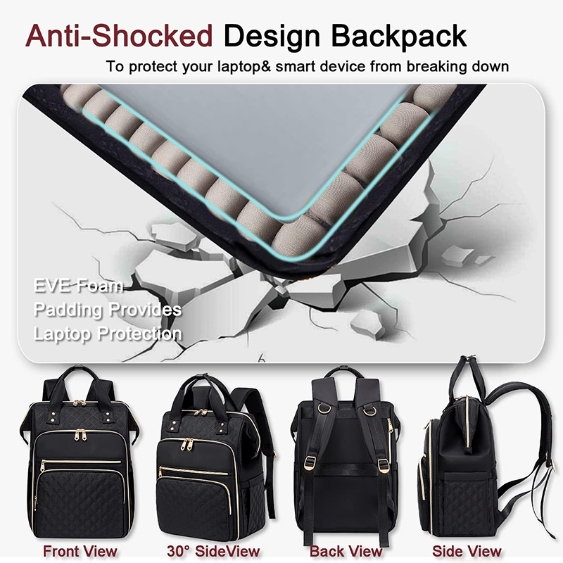 Lunch Backpack with 15.6 Inch Laptop Backpack For Women Travel and Work ...