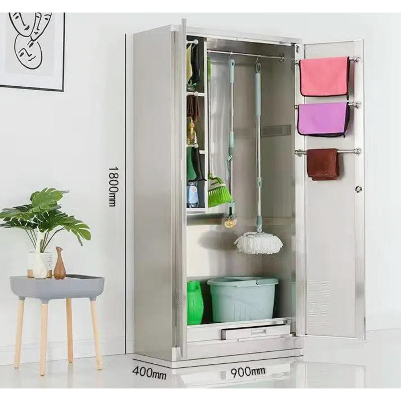 Stainless steel cleaning cabinet, sanitary cabinet, balcony debris ...