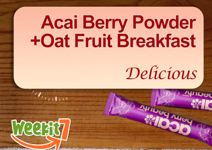 【Buy 1 Get 3】Weekit7 Organic Acai Berry Beauty powder Juice Whitening ...