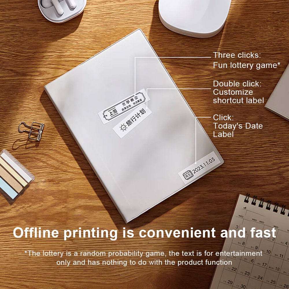 Xiaomi Smart Label Printer Portable Machine Mini Pocket Thermal ...