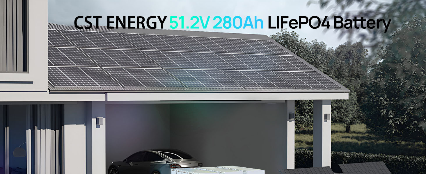 CST ENERGY 51.2V 300Ah LiFePO4 Lithium Battery Floor Standing Battery ...