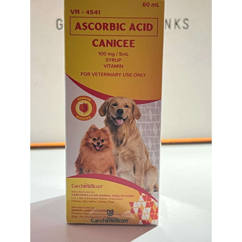 CANICEE Vitamin-C Immune Booster 60ml Ascorbic Acid Pets Carchimillican ...