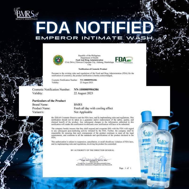 Original BMRS Emperor Intimate Wash Fresh All Day For Men's Hygiene ...