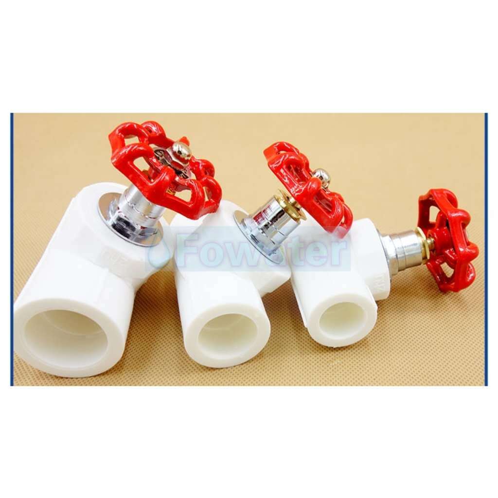 (Need Fusion Machine)PPR White/PE Black Gate Valve (1/2 ,3/4,1inch ...