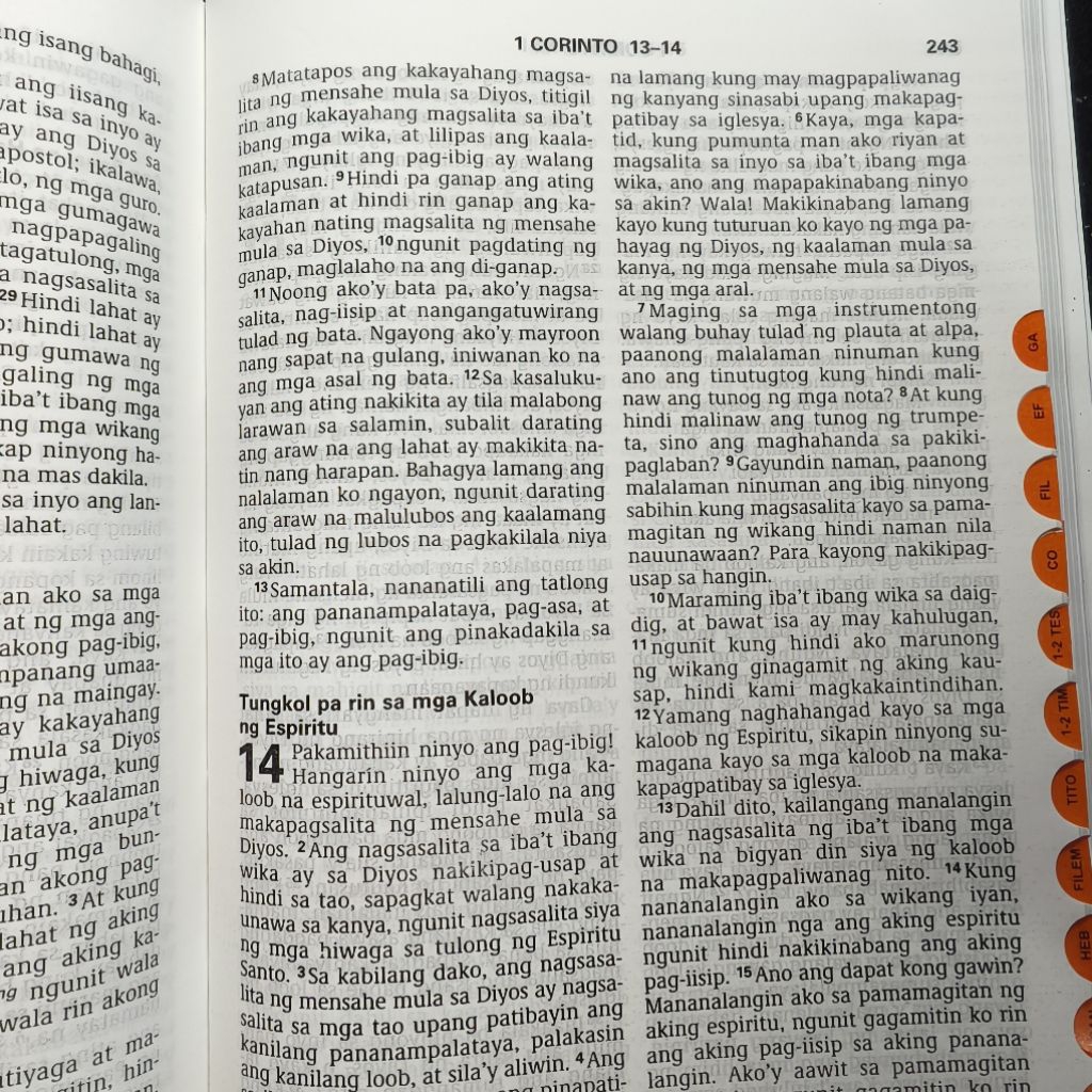 MBB Magandang Balita Biblia Personal Size w/ TI, Hardbound Quality ...