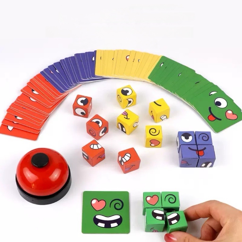 Face-Changing Rubik's Cube with Bells You Cry I Laugh Puzzle Children's ...