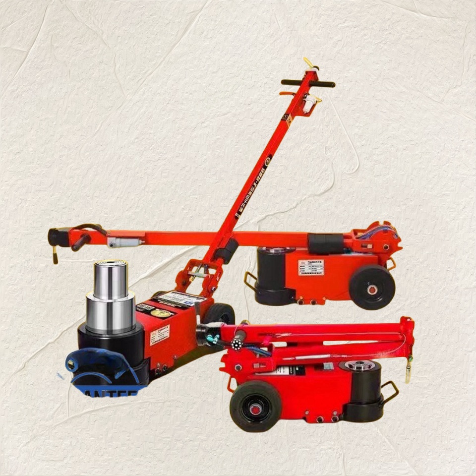 National standard horizontal pneumatic jack 80 tons hydraulic pressure ...