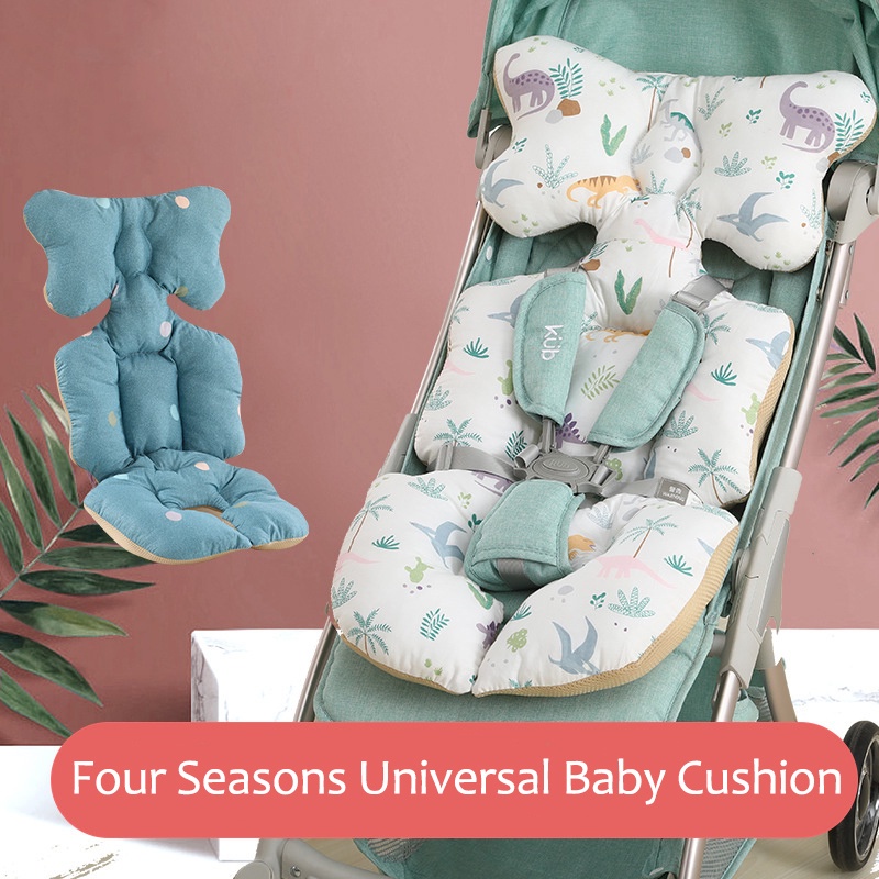 Baby Stroller Cotton Cushion Seat Breathable Mat Comfortable Car Pad ...